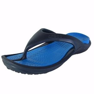 CROCS | Shoes | Crocs Athens Ii Rare Navyocean Blue Flip Flops | Poshmark